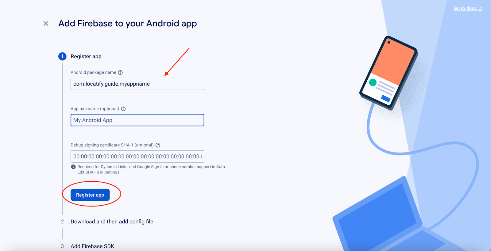 How to set up Firebase – Locatify