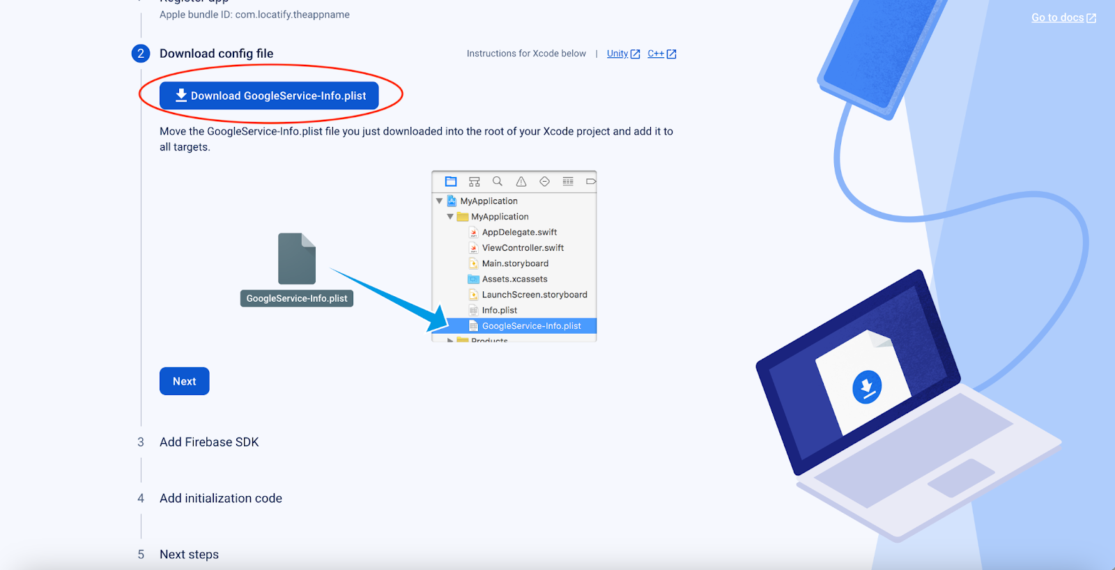 How to set up Firebase – Locatify