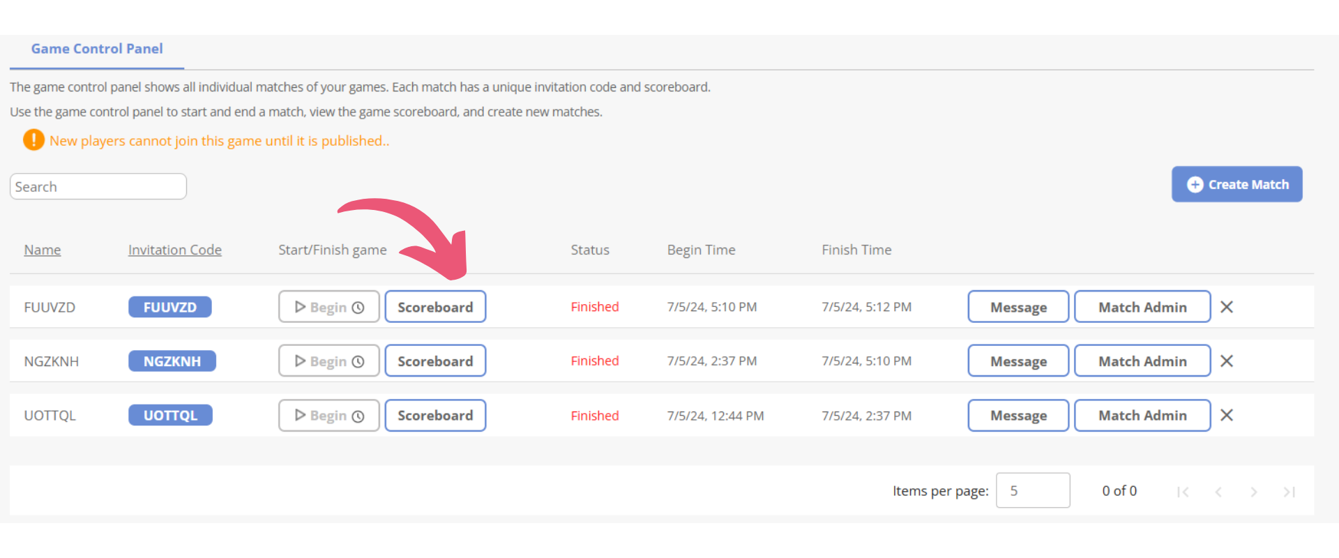 How can I edit a player's scores from the scoreboard? – Locatify
